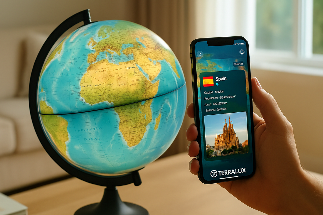 TerraLux™ Globes – Modular Illuminated AR Learning Globes